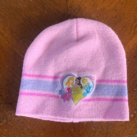 Disney | Accessories | Disney Princess Baby Beanie Hat With 3 ...